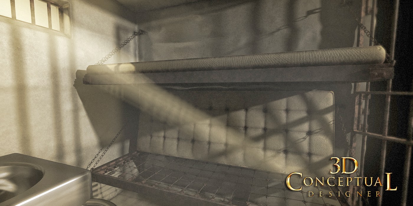 3DconceptualdesignerBlog: 3D Stock Model Build Review Prison Cell ...